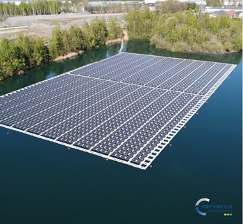 Belgique, projet de PV floating
